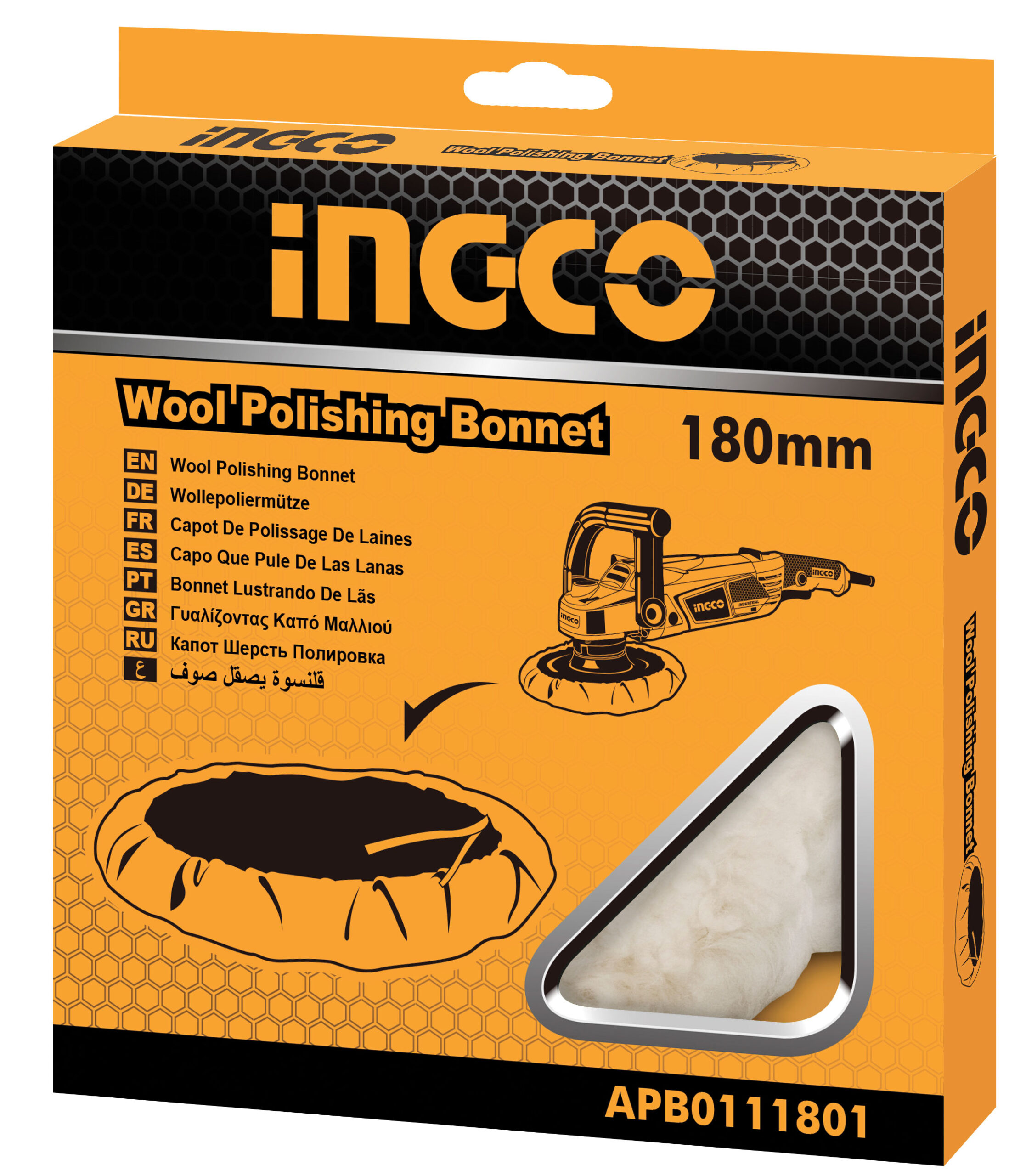Cuffia in lana x lucidatrice 180mm - Eurogross