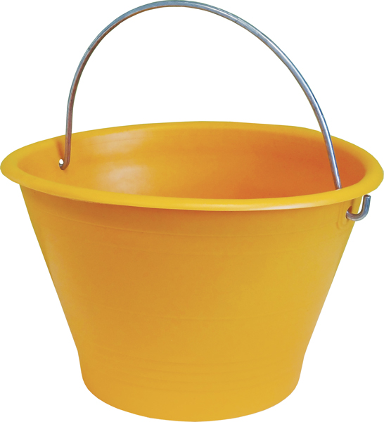 Secchio muratore d.36 giallo lt.10 - Eurogross
