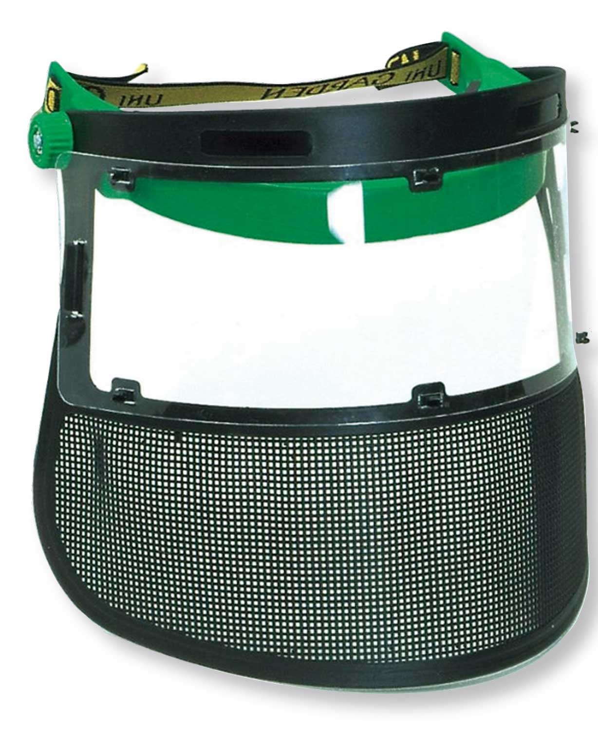 Visiera protettiva combinata con schermo in rete e policarbonato - Eurogross